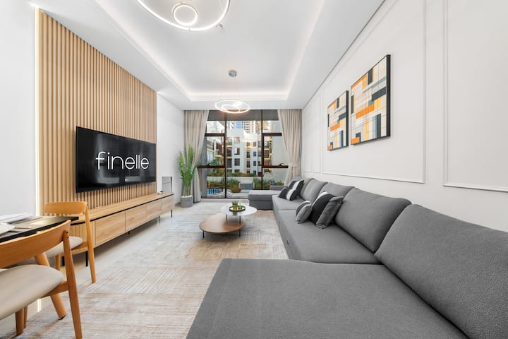 Elegant Jvc Apt • Pool View & Circle Mall Park - 阿拉伯聯合大公國