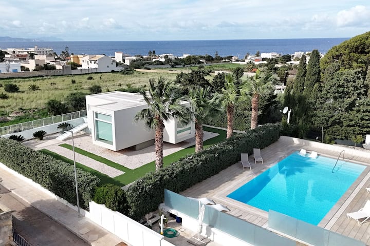 Villa Pizzolungo – Villa Moderne à Seulement 200 M - Trapani