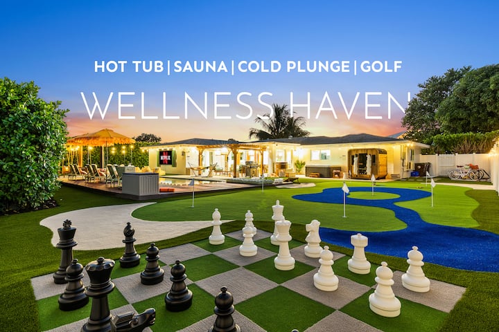 Pool, Firepit, Meditation Room & Game Room - The Bahamas