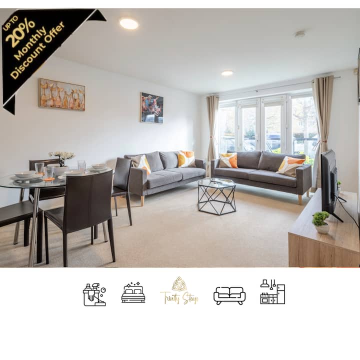 20% Off I 2 Bath I A14 I Science Park I Wi-fi I3fe - Cambridge