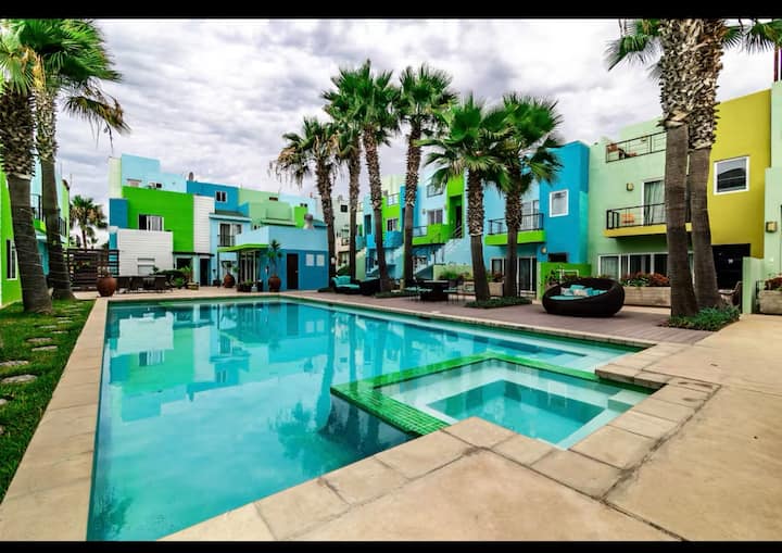 Rosarito Pool & Garden Close To Farmacy And Oxxo - Rosarito
