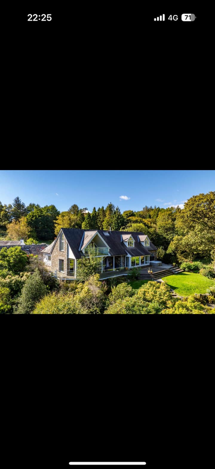 5 Bed Lakes Home With Hot Tub Near Windermere Lake - Cartmel