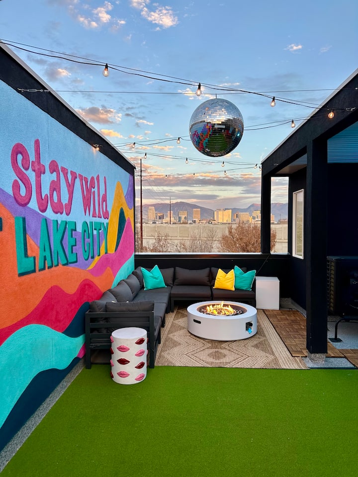 Downtown Retreat, Rooftop Patio, Ev Charger, Games - Salt Lake City, UT