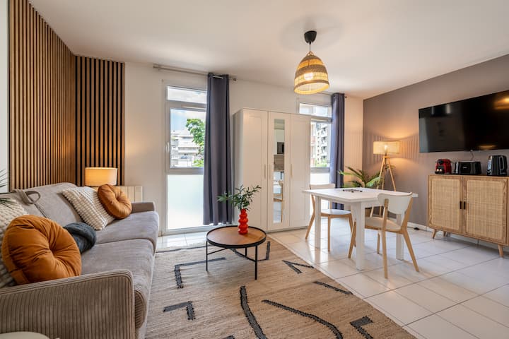 Le Bali | Proche Gare & Gem, Fibre Optique - Grenoble