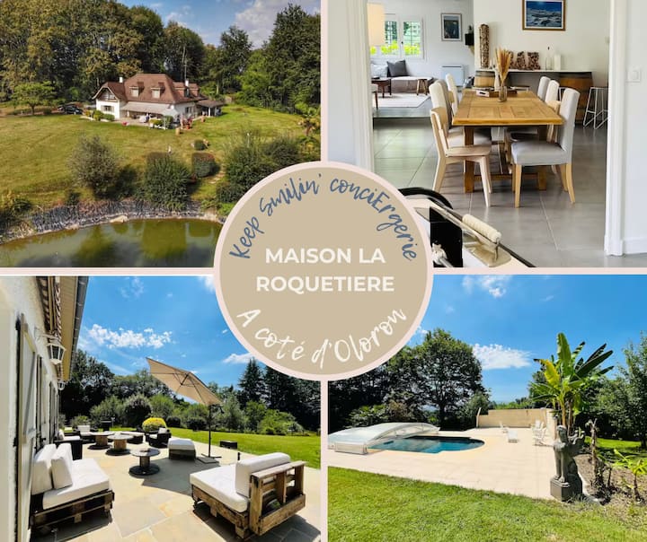 La Roquetière, Domaine Paradisiaque Pour 12 Pers. - Oloron-Sainte-Marie