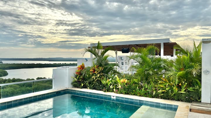 12th Floor/rooftop & Relax/parking/2hb - Cartagena