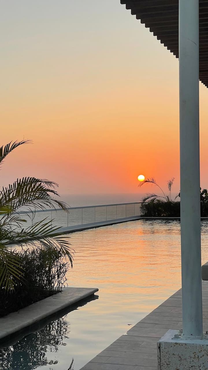 Sky Pool & Rooftop Piso 12, 2 Hab + Parking - Cartagena das Índias