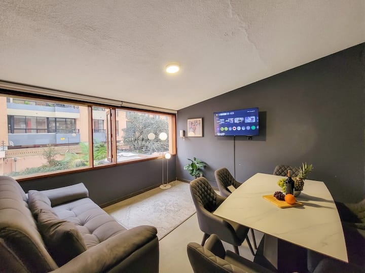 Cozy 4.5br Apt In The City |Jacuzzisauna&icebath - Bogota