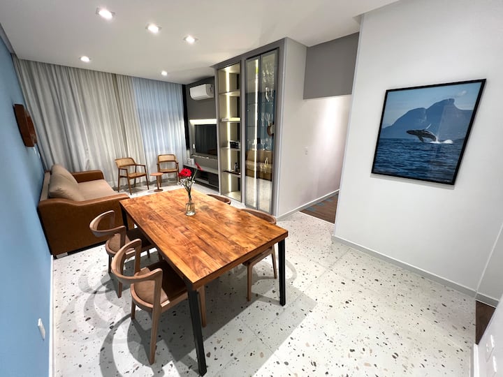 3 Quartos Vista Mar Copa A 2quadras De Ipanema. - Rio de Janeiro