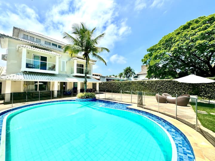 Mansão Rústica 6 Quartos Com Acesso à Praia - Recreio