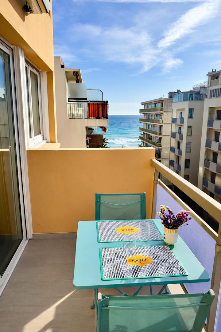 Studio Lumineux Vue Mer, Neuf Entre Monaco-menton - Roquebrune-Cap-Martin