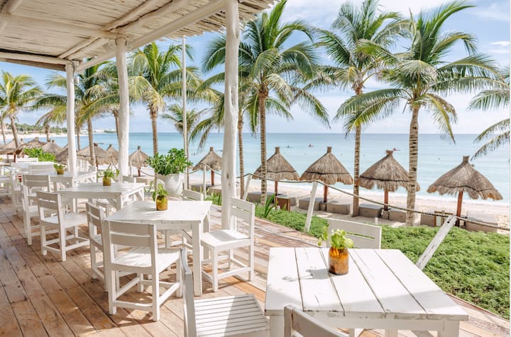 3br Townhouse W/ Private Pool In Golf Community - Akumal