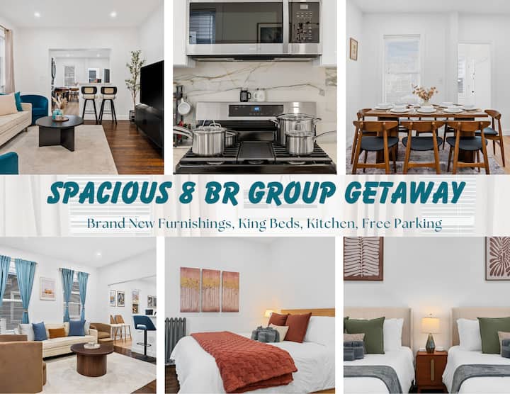 Group Stay W/ Free Parking ; 10 Mins To Boston - Revere, MA