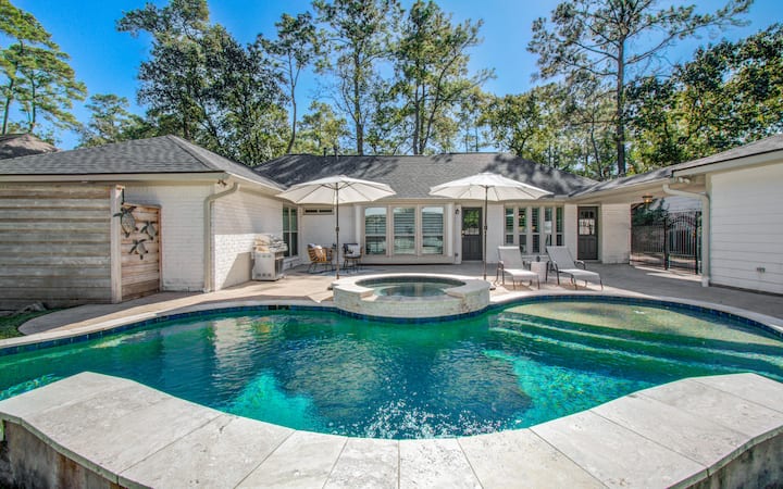 Chic Tx House W/ Pool And Relaxing Atmosphere - The Woodlands