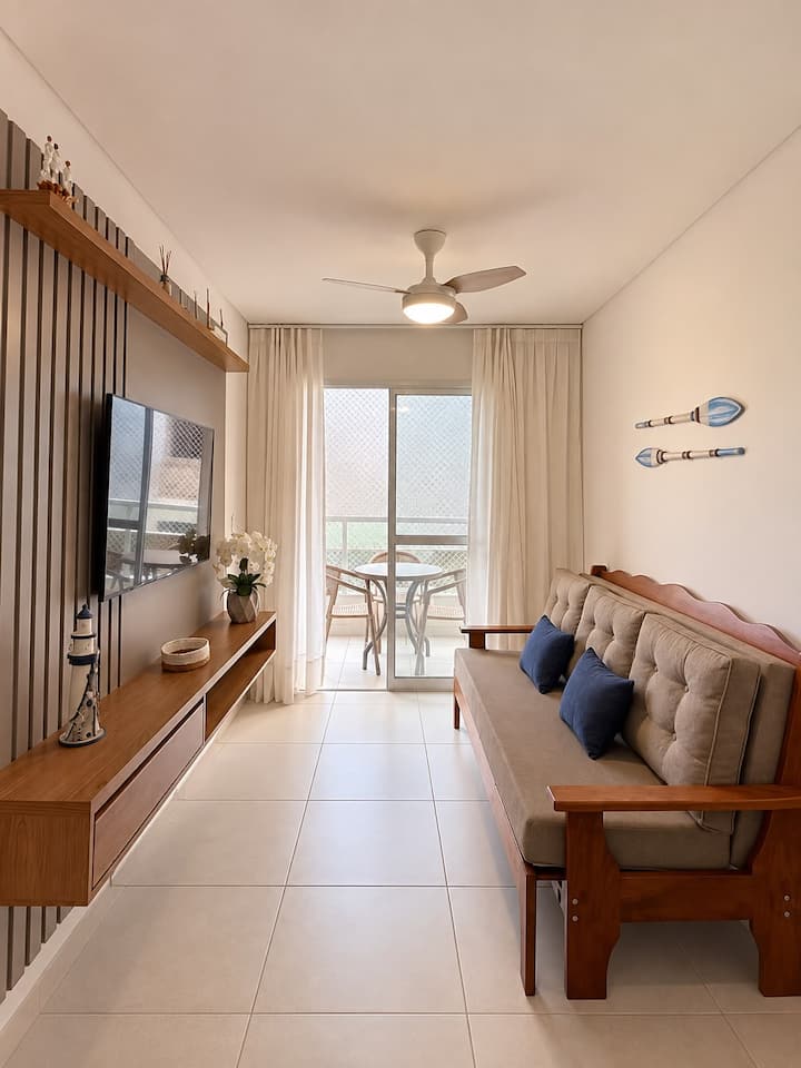Flat In Tenório | Swimming Pool, Sauna And Gourmet Area - Ubatuba