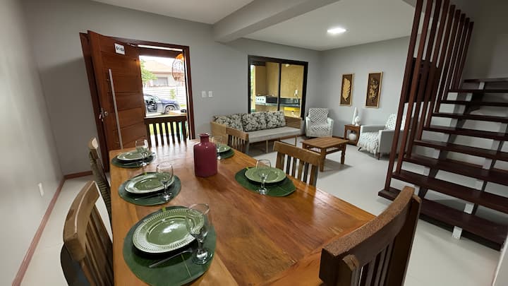 Casa 4 Suítes | 11 Hósp. | 500m Praia De Pitinga - Brazil