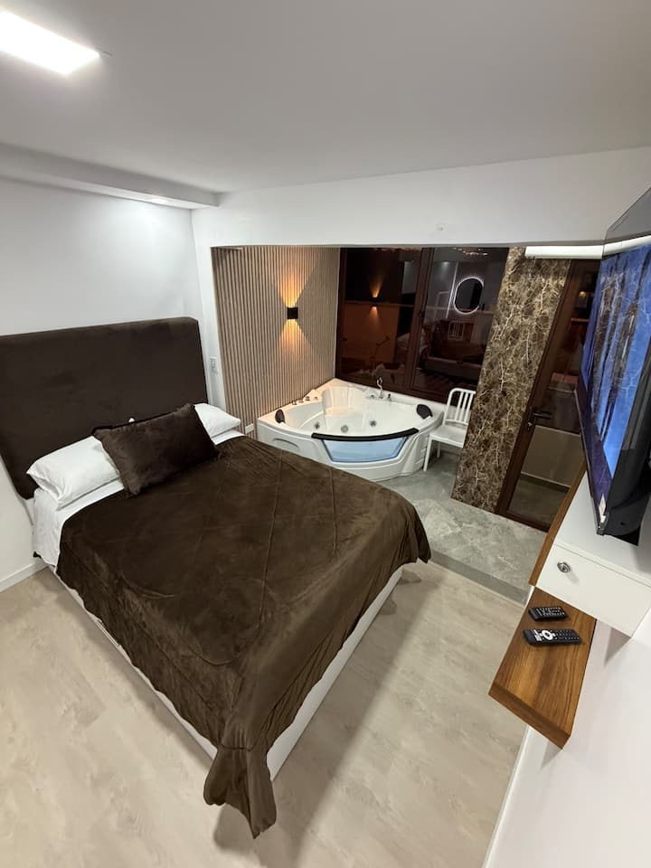 Depar Con Jacuzzi, 2 Habitaciones Barbacoa Moderno - Ecuador