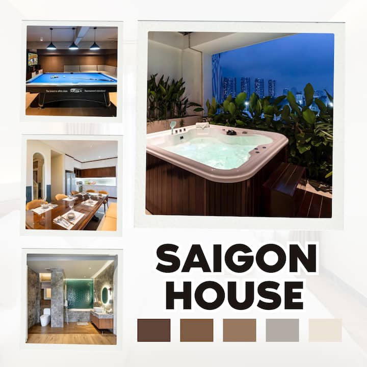 Saigon House/chill & Jacuzzi Vibes/ktv - Vietnam