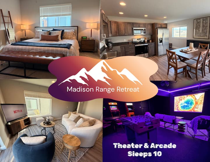 Madison Range Retreat | Luxe | Sleeps 10 | Arcade - Ennis, MT