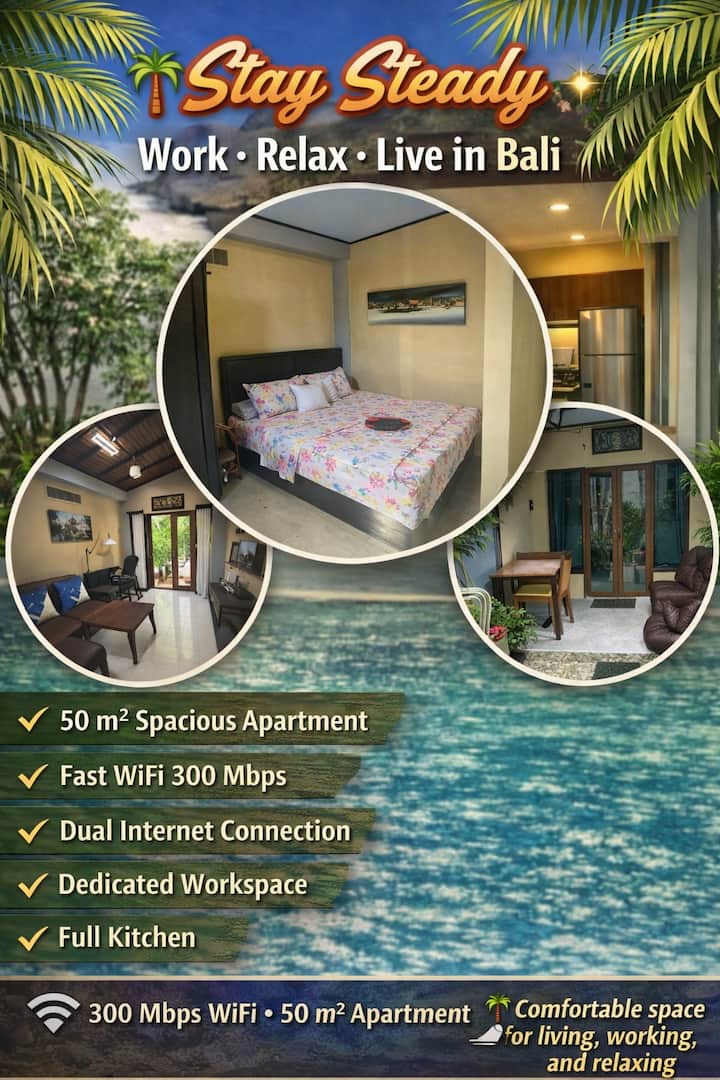 Staysteady – Your Productive Island Base - Kuta