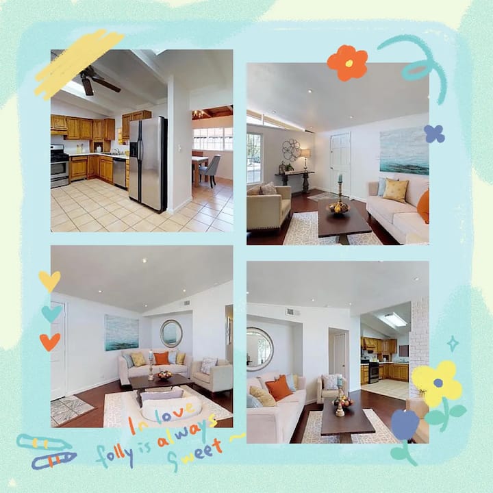 Central Cozy 5b2b House In San Jose - San Jose, CA