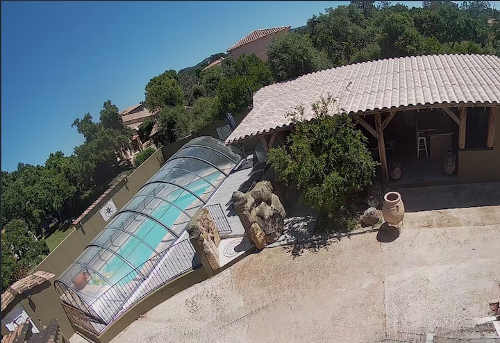 Maison Individuelle Avec Piscine, Cuisine D’été - Porto-Vecchio