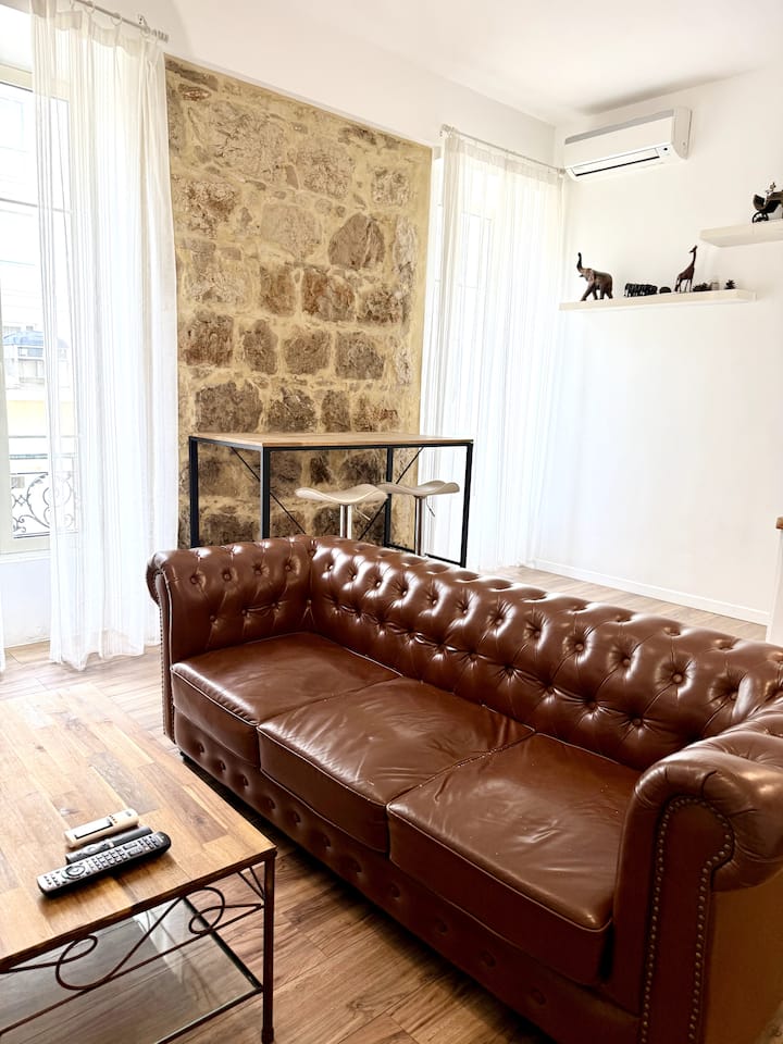 Studio Climatisé • 3 Pers • Centre Ville - Nice