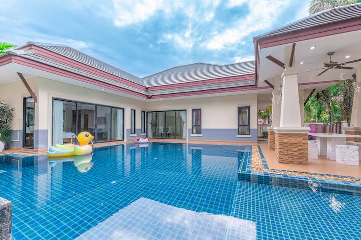 [6号] 3卧2卫独栋泳池别墅｜近芭提雅景点与海滩｜现代豪华装修｜宽敞舒适 - Thailand