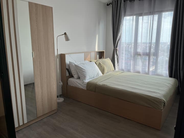 Btswuttakat 4 Minswalk, New Cozy Room, Pool 13fl - Bangkok