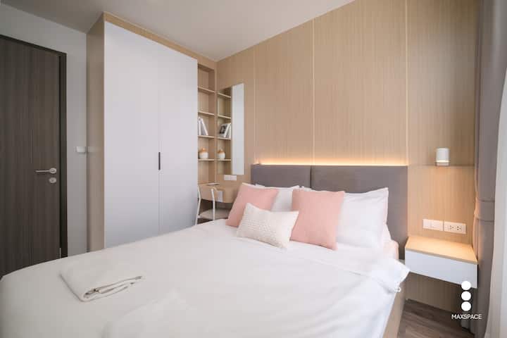 1br@18rd Fl. W/sky-pool+sunbath&boxing -1m Bts&mrt - Bangkok