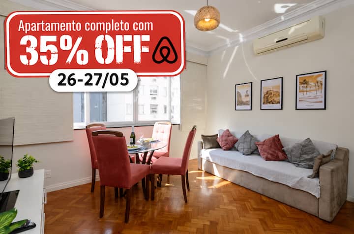 Achado Copa 35% Off + óTima Localização 26 -27/05 - Rio de Janeiro