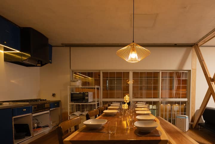 【長期割引あり】最大20名12名快適 170㎡プライベートフロア貸切!5大スキー場へ30分 - Myōkō