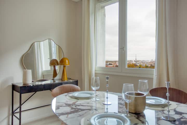 Bel Appartement Neuf Entièrement Vue Tour Eiffel - Saint-Cloud