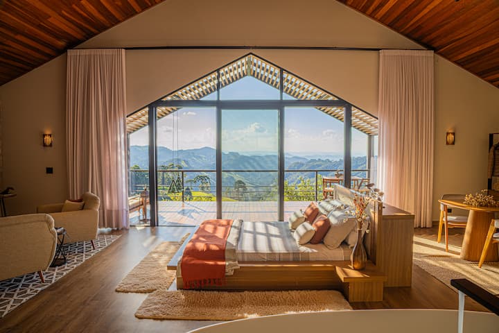 Chalé Loft Luxo Com Vista Para As Montanhas - Brasil