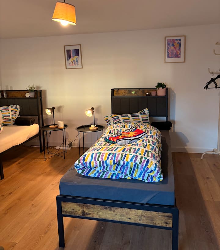 Renovierte Wohnung Bei Büdingen Mit Einzelbetten - Hammersbach