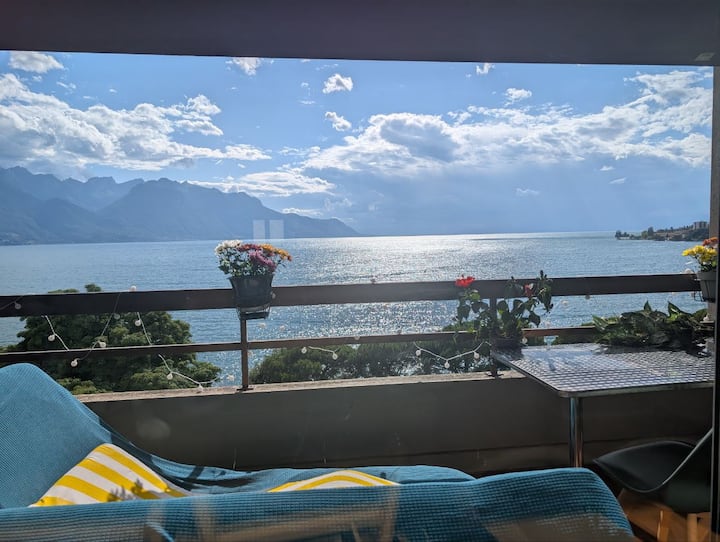 Bright Apartment With Lake & Christmas Market View - Montreux