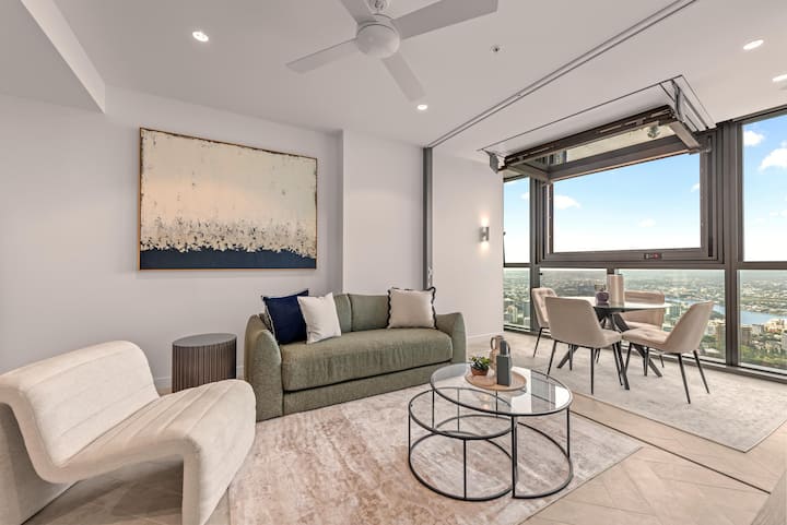 Queen’s Wharf | 1br Luxe City Haven + Parking - Brisbane