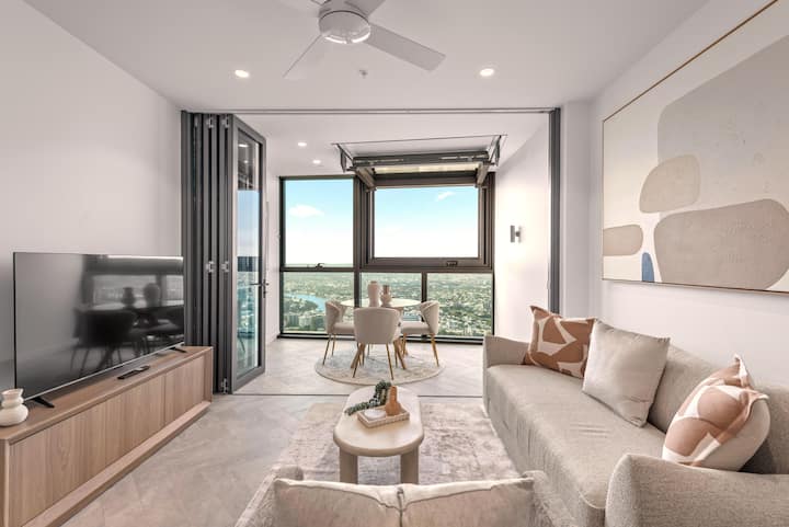 Queen’s Wharf Skyline 1br With Parking And Pool - Brisbane
