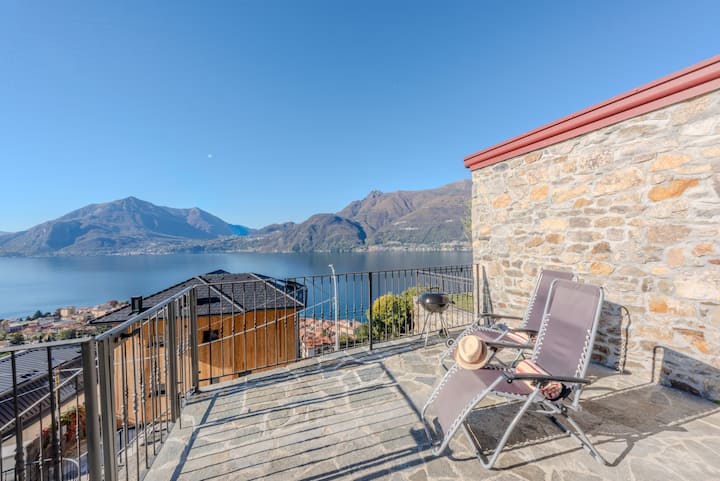 Casa Bella Vista With Private Lift And Solarium - Bellagio