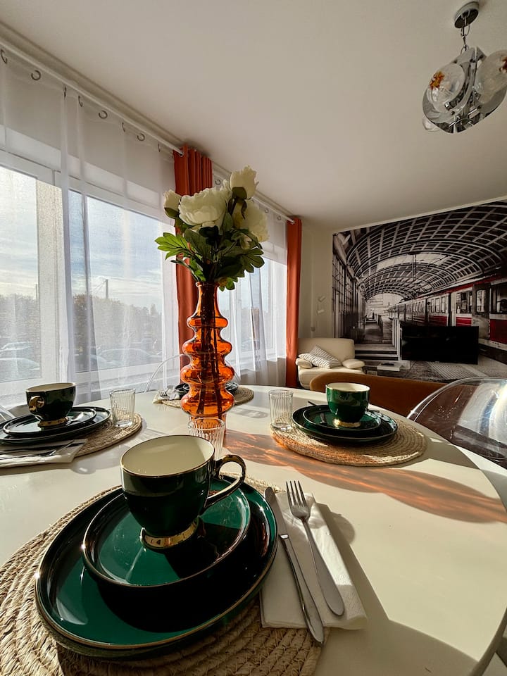 Vintage Station : Appart. 1 Ch. En Face De La Gare - Ans