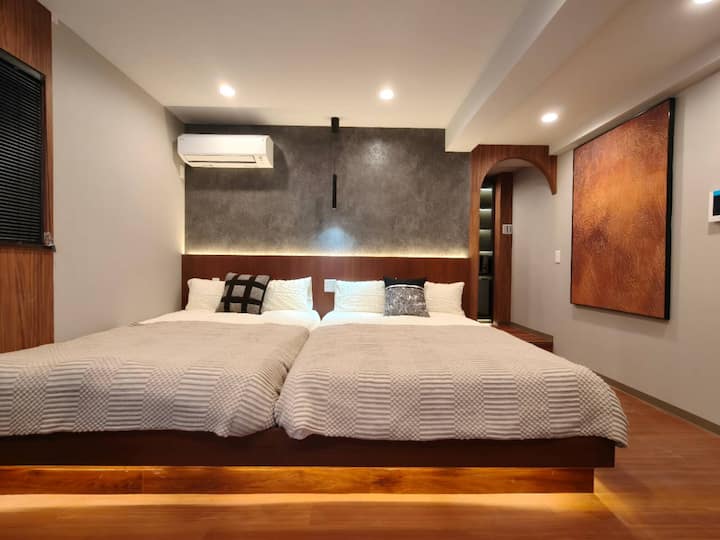 D1现代装修/西新宿五丁目车站/近新宿商区/车行两站到新宿站/步行新宿中央公园/有电梯/最大4人 - Shibuya