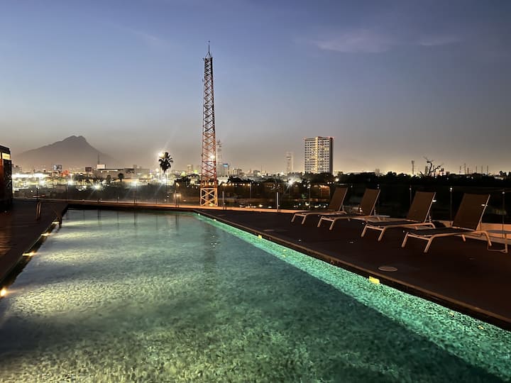 Depa De Lujo A 5 Min De Fundidora En Nuevo Sur - Monterrey