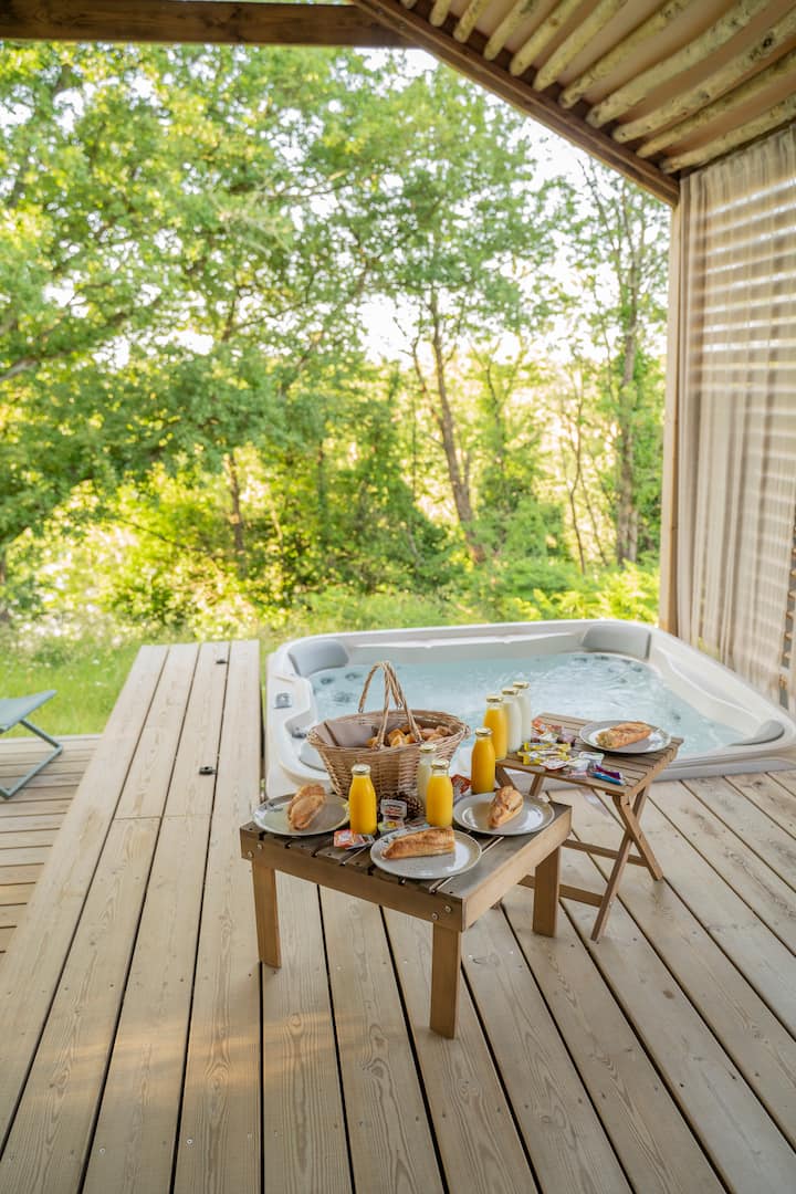 Lodge 2 Chambres Avec Spa Privatif - Rustique - Olonne-sur-Mer