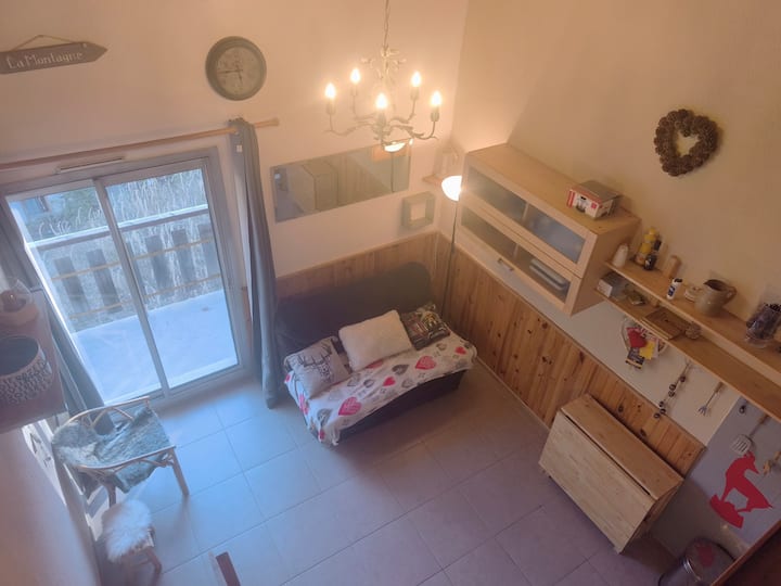 Rare ! 8 Couchages "Edelweiss" Pieds Des Pistes - La Foux d'Allos