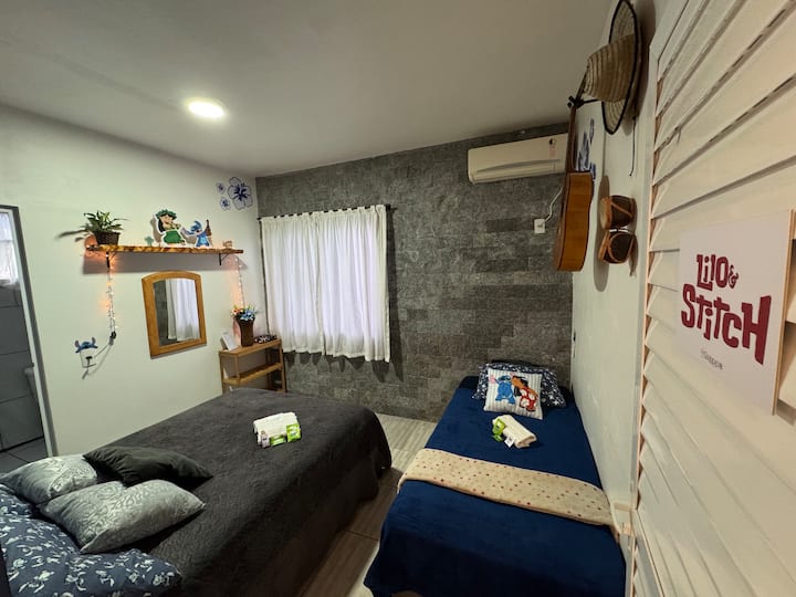 Quarto Lilo E Stitch - Pousada Castelo Do Luar - Penha