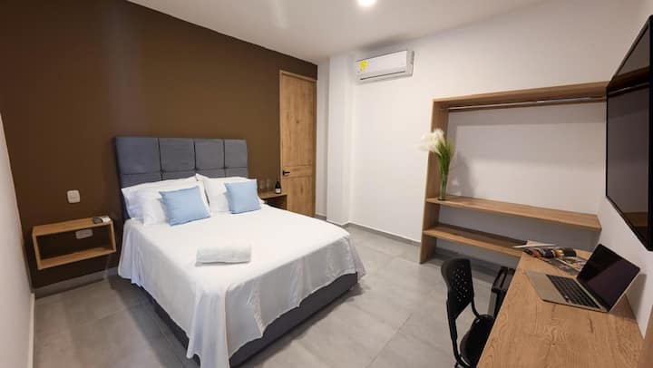 202 -Suite De Hotel Con Aire Sala Comedor Y Cocina - Florencia