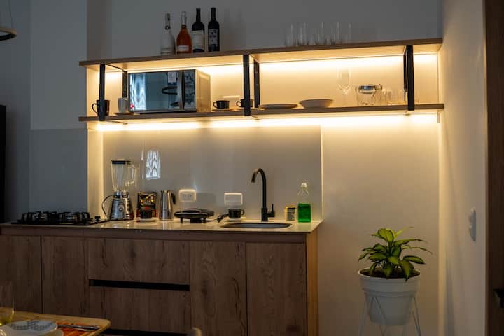 202 -Suite De Hotel Con Aire Sala Comedor Y Cocina - Florencia