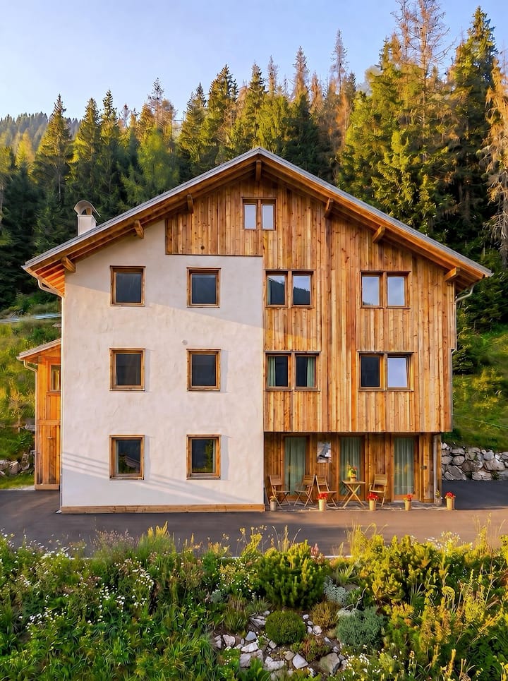 Arabba-chalet Sole Delle Dolomiti -Suite Burz - Alta Badia