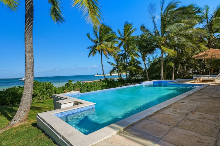 *Car Available*ocean Palms:4br+1br Guesthouse+pool - The Bahamas