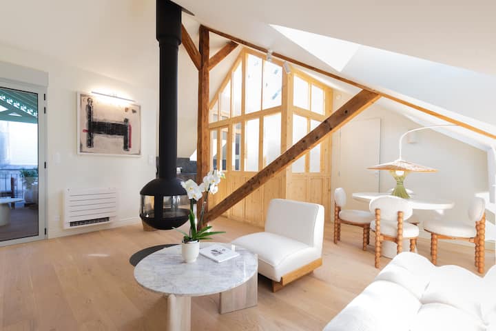 Duplex D'architecte 2 Chambres Terrasse Cheminée - Bagnères-de-Bigorre